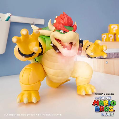 Jual ORIGINAL Jakks Super Mario Bros Movie Bowser Figure Fire Breathing ...