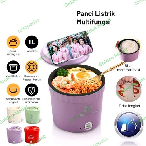 Jual Panci Listrik Portable Serbaguna 1Lt / Electric Cooking Pot - Ungu ...