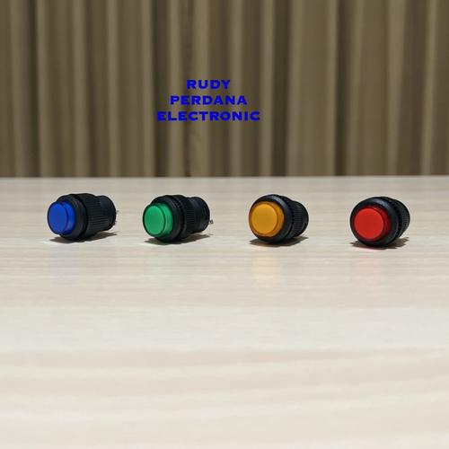 Jual SWITCH PUSH BUTTON SAKLAR ON 4 PIN BULAT 3A 250V 5A 30V R16-503BD ...