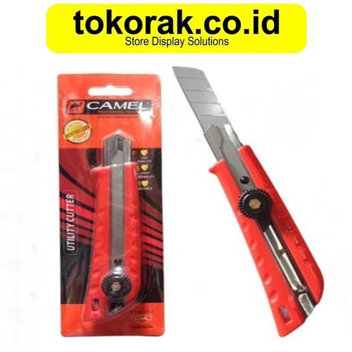 Jual PISAU CUTTER BESAR CAMEL KATER PUTAR MODEL KENKO CUTER L 500 L500 ...
