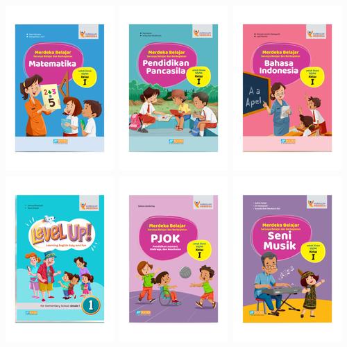 Jual Kelas 1 2 3 SD MI Buku Kurikulum Merdeka Bhs Indonesia Matematika PPKn - Kelas 1, Seni ...