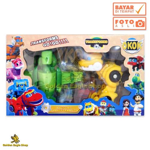 Jual Mainan Robot Transformasi Anak - OKOK Robot Transformation - Kota ...