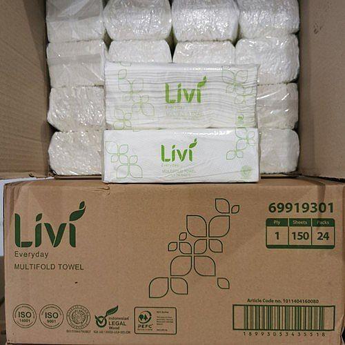 Jual TISSUE LIVI SMART MULTIFOLD / EVERYDAY HAND TOWEL PER DUS ISI ...