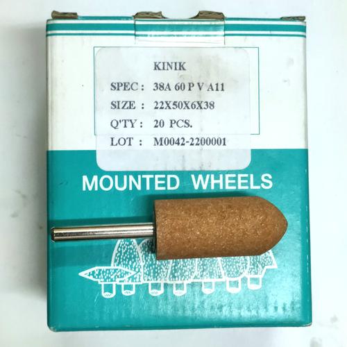 Jual KINIK A11 38A 60 PV 22x50x6x38 MOUNTED WHEELS Batu Gurinda Botol ...