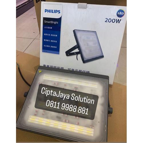 Jual PHILIPS BVP176 LED190 200W WB GREY CE - ESSENTIAL SmartBright Flood - - Cool White ...