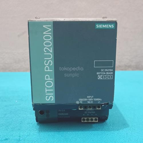 Jual SIEMENS SITOP PSU200M 6EP1334-8BA00 input 220VAC output 24VDC 10A ...