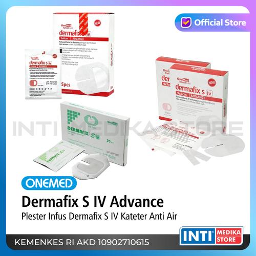 Jual ONEMED - Plester Infus DERMAFIX S IV Kateter Anti Air Transparan ...