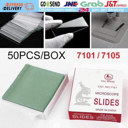 Jual Object Glass 7101 7105 Kaca Preparat Microscopes Slides Kaca Benda ...