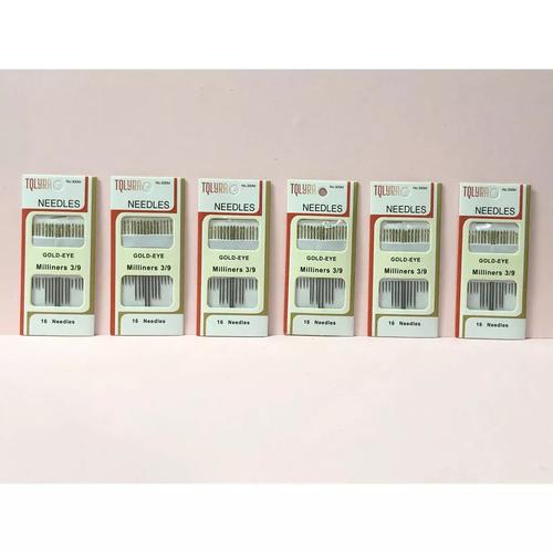 Jual READY - Jarum Jahit Tangan Regal Gold Eye Miliners 1 Set isi 16 ...