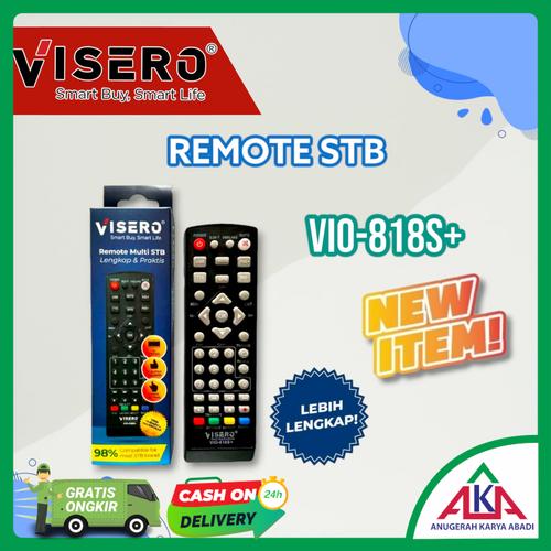 Jual REMOTE MULTI SET TOP BOX Remot STB DVB T2 Terlengkap VISERO VIO ...