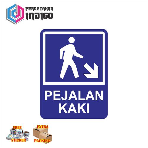 Jual plat alumunium rambu rambu penjalan kaki - 40X40 - Kab. Bekasi ...