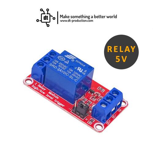 Promo Relay 1 Channel 5V High Low Level Trigger Kualitas Bagus - Kota ...