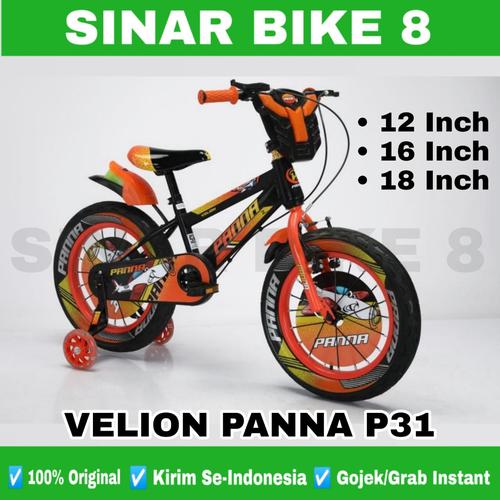 Jual Sepeda Anak Laki BMX VELION PANNA P31 Ukuran 12 16 18 Inch Usia 2 ...