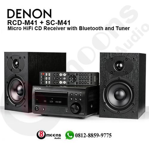 Jual Denon RCD-M41DAB with Denon SC-M41 Mini compact system bluetooth ...