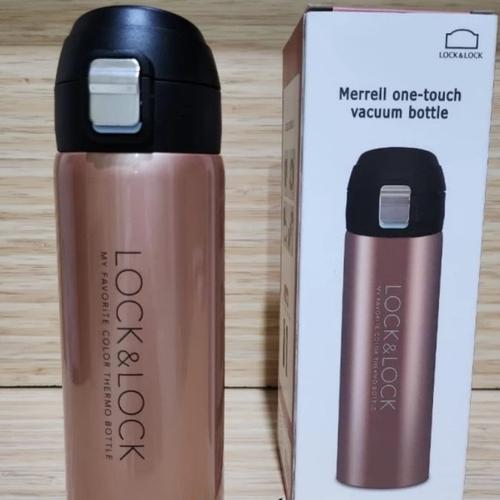 Jual LOCK N LOCK LHC3261 BOTOL MINUM TUMBLER MOUSSE ONE TOUCH TUMBLER ...