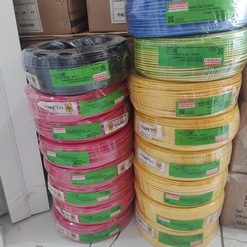 Jual Kabel NYA 2,5 mm 4 besar @ 100 M - kuning hijau - Jakarta Pusat ...