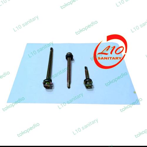 Jual Baut Roofing Baut Baja Ringan CNP Kuning 50 mm / 5cm *MURAH ...