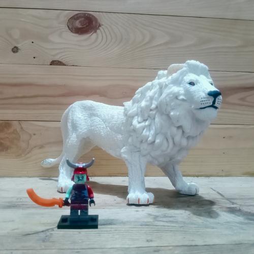 Jual big jumbo figure lion king singa white lion simba zoo animal toy ...
