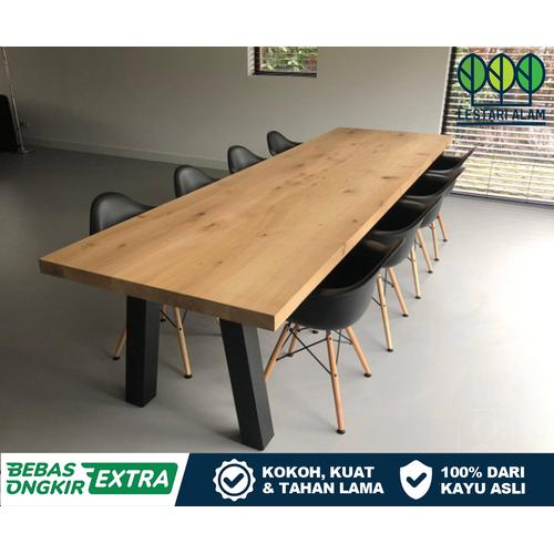 Jual Meja Meeting Premium 300 x 120 x 75 cm - Meja Rapat Besar Kantor ...