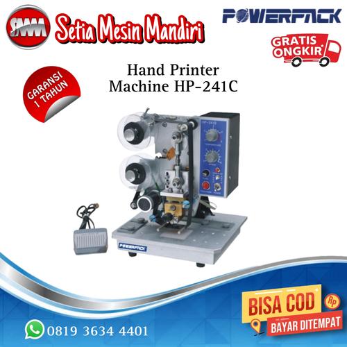 Jual Hot Code Printer / Mesin Expired Date Semi Auto Hp-241C POWERPACK ...