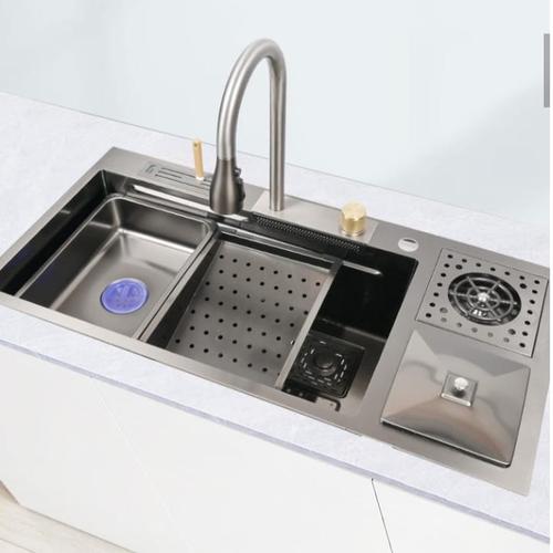 Jual Kitchen Sink Stainles Luxury Black Besar/Bak Cuci Piring Hitam ...
