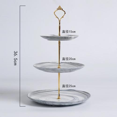 Jual Bernice High Tea Stand - Piring - Marble Grey - Kab. Tangerang - Renee Living.jkt | Tokopedia