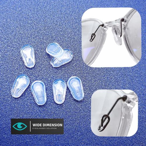 Jual Nose Pad Slide in Bantalan Hidung Oval Silicone NosePad Kacamata ...
