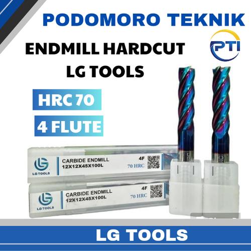 Jual Endmill 12 mm Hard Cut 70 Hrc Carbide Endmill 12 x 100 mm LG Tools ...