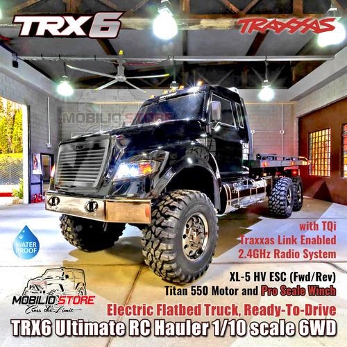Jual Traxxas TRX6 Ultimate RC Hauler 1/10 scale 6WD Electric Flatbed ...