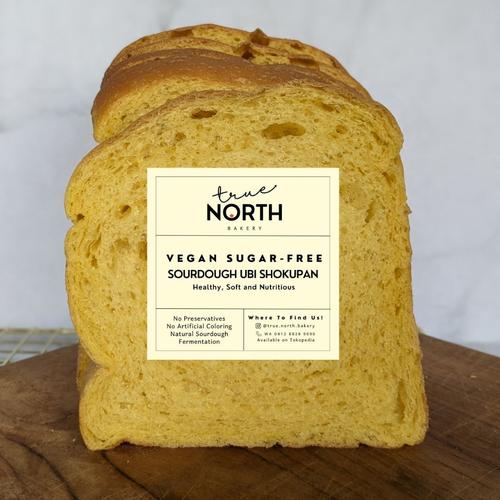 Promo VEGAN - SUGAR FREE Roti Ubi Sourdough Shokupan Bread - True North ...