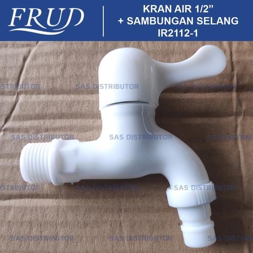 Jual Kran Tembok Plastik 1/2" inch Frud/Keran 1/2" Plastik PVC/Kran Air ...