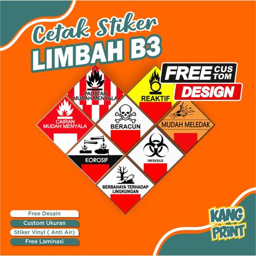 Jual Stiker Limbah B3,Stiker Simbol - Kota Bekasi - Kang Print | Tokopedia Jual Stiker Limbah B3,Stiker Simbol - Kota Bekasi - Kang Print | Tokopedia