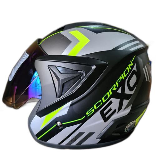 Jual HELM HALF FACE DEWASA, SNI, ORIGINAL, VISTA MOTIF EXO SCORPION ...