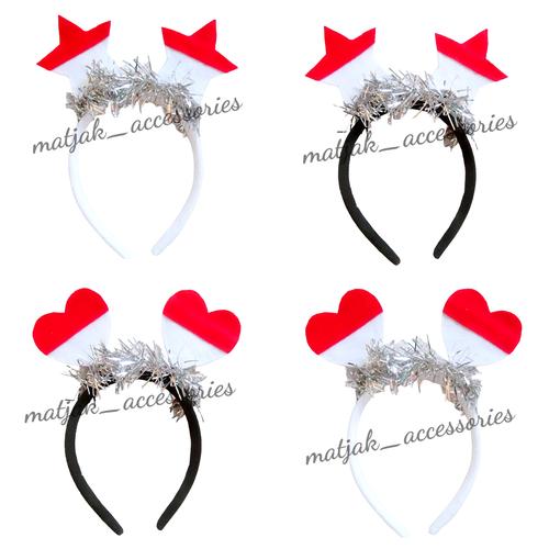 Jual Bando Bendera Merah Putih Love Hati Indonesia Bintang ...