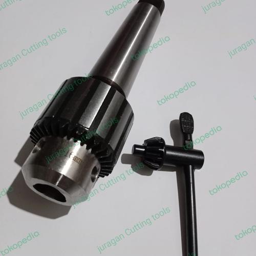 Jual chuck drill atau kepala bor mesin bubut set arbor mt4 3-16mm ...