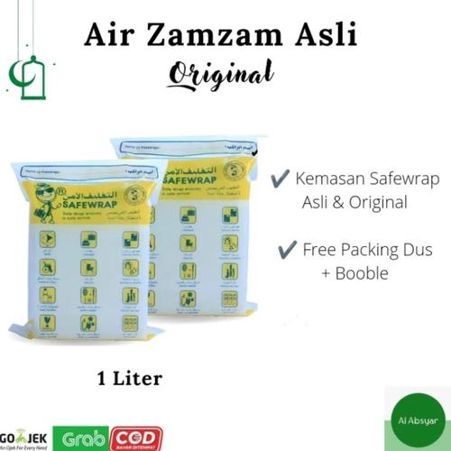 Promo Air Zamzam 1L Asli Oleh Oleh Haji Umroh Zamzam Water Air Zam zam 1L - 1 liter Jerigen ...