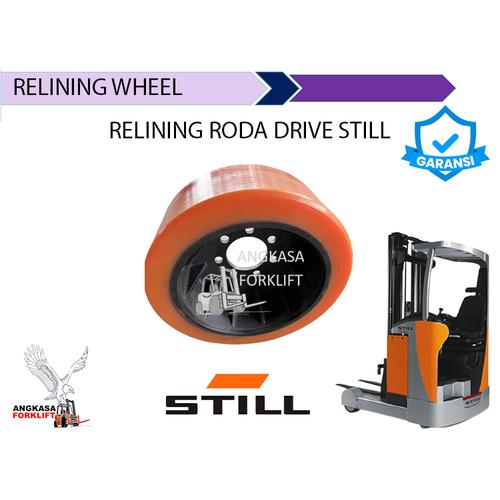 Jual Relining Forklift Drive Wheel 360x140 STILL FMX 17 ReachTruck Roda ...