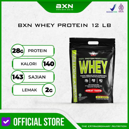 Jual bxn whey protein 12lb susu rendah lemak suplemen fitnes diet ...