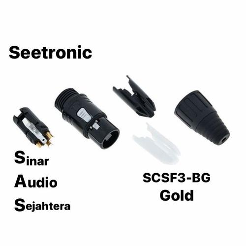 Jual Seetronic XLR Female SCSF3-BG Full Black - Jakarta Pusat - Sinar Audio Sejahtera | Tokopedia