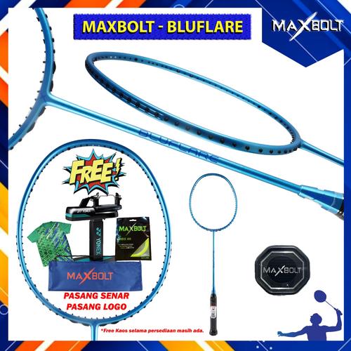 Jual New Raket Badminton Original MAXBOLT BLUFLARE BLUE FLARE - Jakarta ...