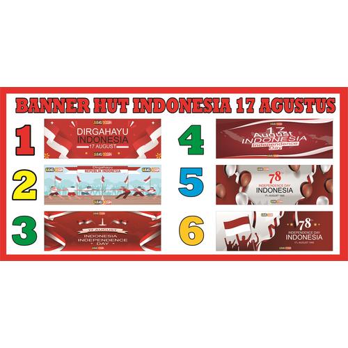 Jual Banner / Spanduk Hut RI / 17 Agustus / Dirgahayu Indonesia ...