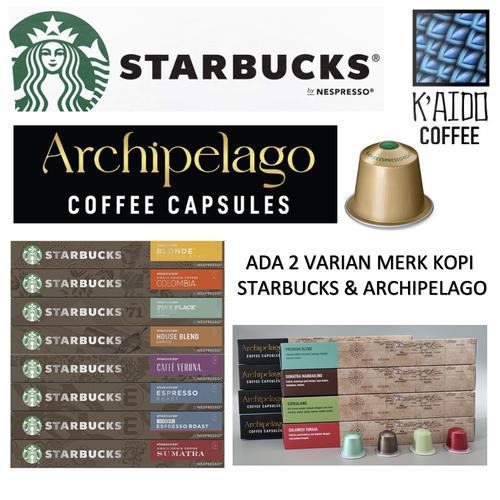 Jual Nespresso Starbucks Coffee Capsule Capsules Kopi Kapsul Lungo ...