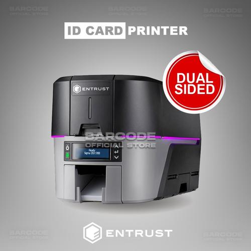 Promo Printer ID Card Entrust Sigma DS3 Dual Side + Ribbon YMCKT Cicil ...