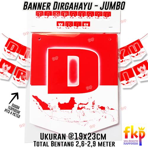 Jual Banner Gantung Dirgahayu RI/ Banner Agustusan/ Banner Flag ...