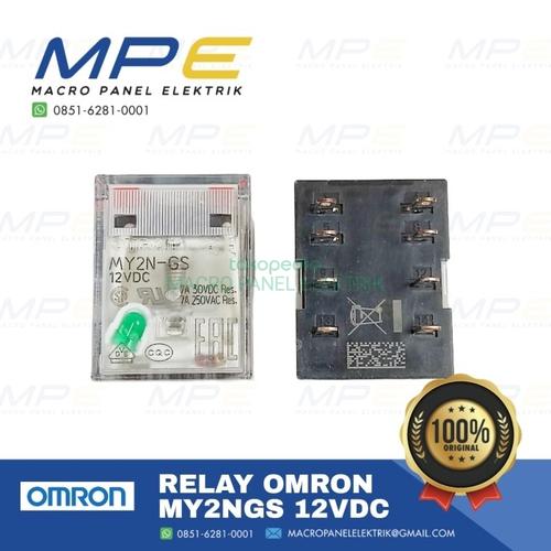 Jual Relay OMRON MY2N-GS 12VDC 8 Pin / Relay MY2NGS MY2N GS 12 VDC 8 ...