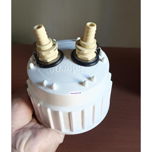 Jual NALGENE Quick Filling Venting Closure 83B 2 Port For 3/8 inch ...