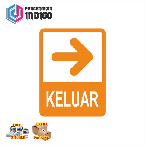 Jual plat alumunium rambu rambu keluar type b - Kab. Bekasi ...