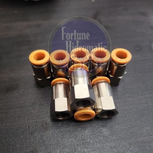 Jual FITTING PNEUMATIC LURUS MPCF 08-01 SELANG 8MM - DRAT 1/8INCH EMC ...