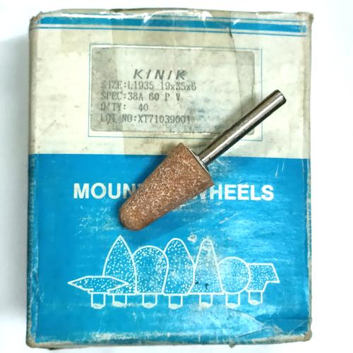 Jual KINIK 38A 60 PV L1935 19x35x6 MOUNTED WHEELS Batu Gurinda Botol As ...