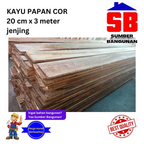 Jual KAYU PAPAN COR PROYEK 20 CM X 3 METER JINJING PER BATANG - Kab ...